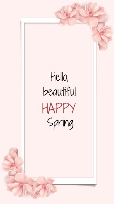 Copy of pastel flower beautiful spring | PosterMyWall