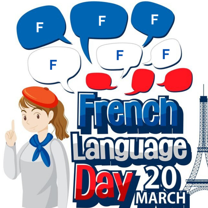 Pastel French Language Day Instagram Post Template | PosterMyWall