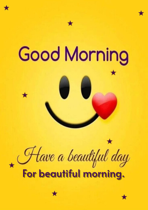 Pastel Good Morning A4 Template | PosterMyWall