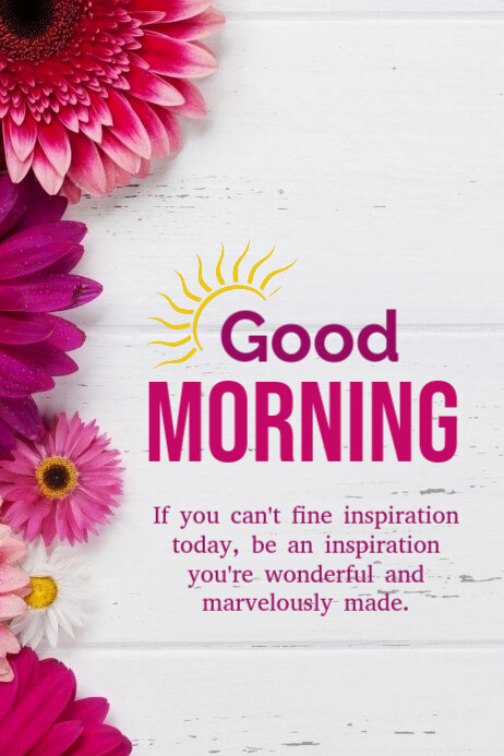 Pastel Good Morning Banner 4' × 6' Template | PosterMyWall