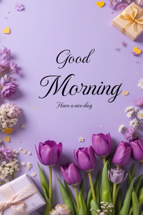 Pastel Good Morning Poster Templat | PosterMyWall