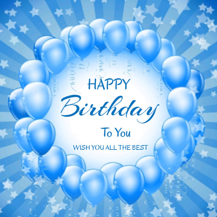 Pastel Happy Birthday To You Instagram Post Template | PosterMyWall