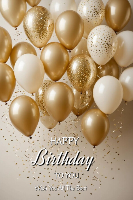 Modèle Pastel Happy Birthday To You Poster | PosterMyWall