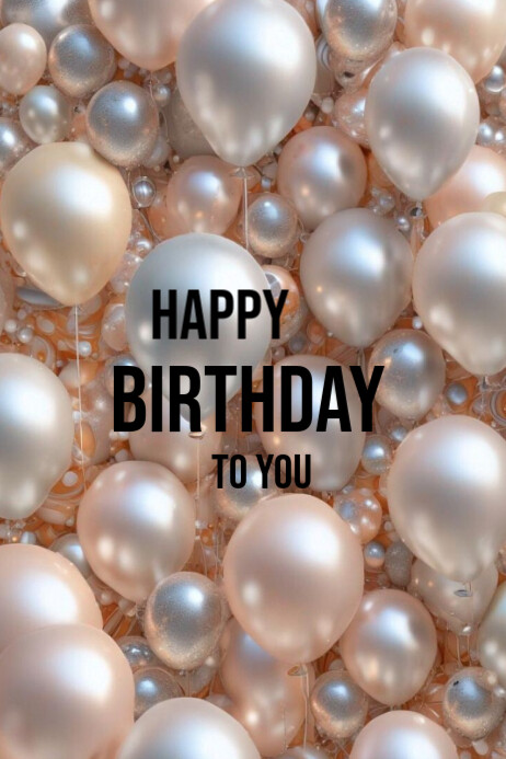 Pastel Happy Birthday To You Poster Template | PosterMyWall