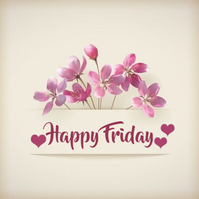 Copy of Pastel Happy Friday Instagram Post | PosterMyWall