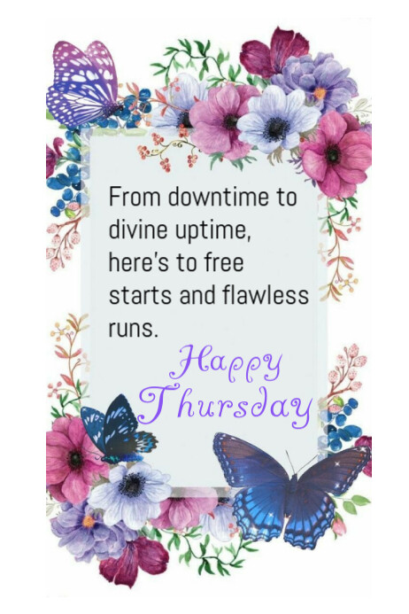 Pastel Happy Thursday Inspirational Quotes Poster Template | PosterMyWall