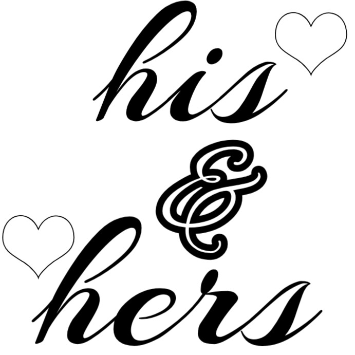 Copy of Pastel His & Hers Love Instagram Post | PosterMyWall