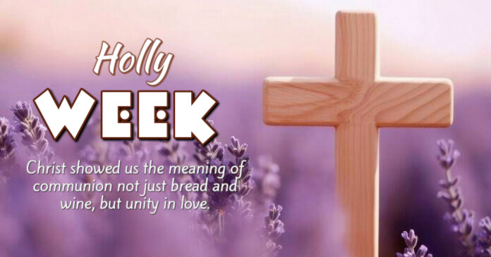 Pastel Holy Week Facebook Shared Image Templat | PosterMyWall