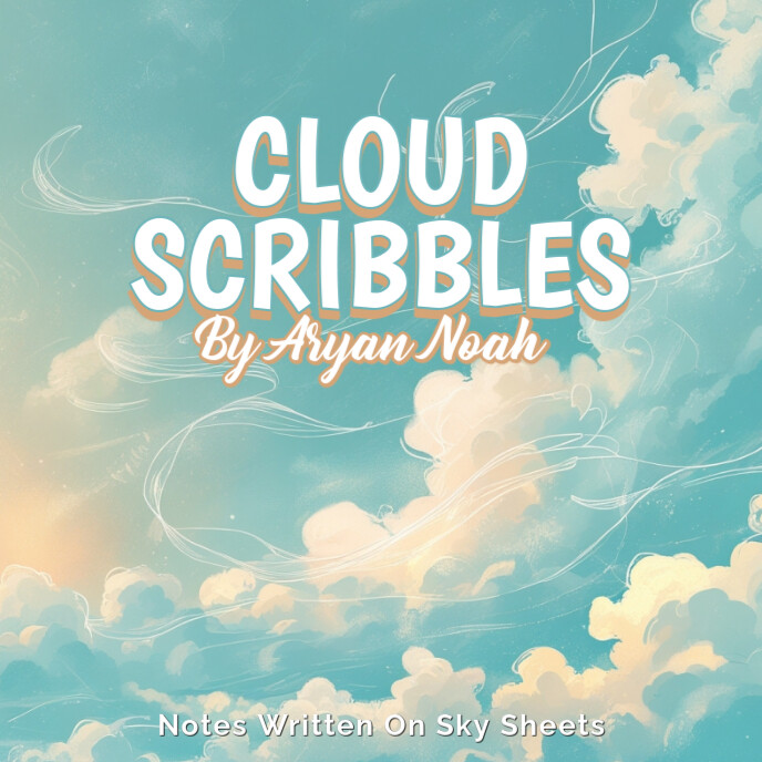 Plantilla de Pastel Lo-fi Chillhop Album Cover – Cloud Scribbles Study ...