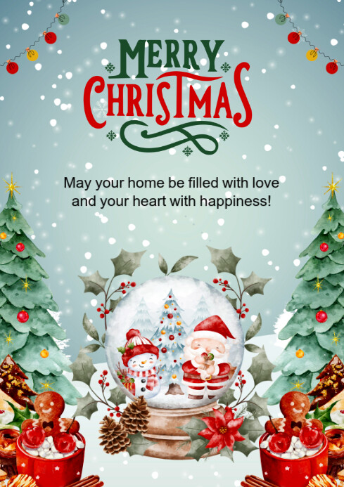 Copy of pastel merry christmas ig post | PosterMyWall