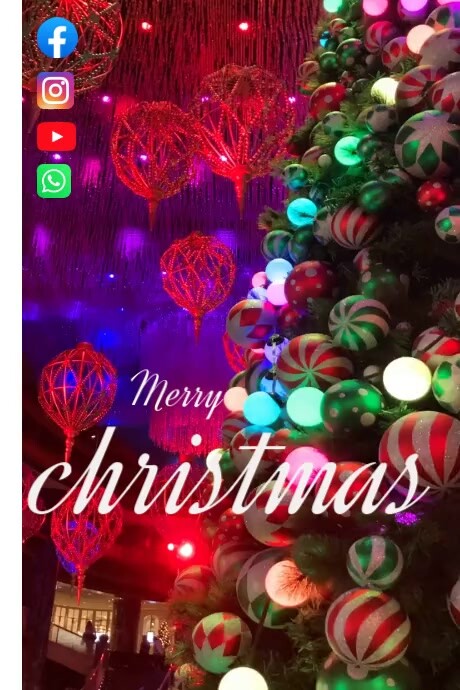 Pastel Merry Christmas Poster Template | PosterMyWall