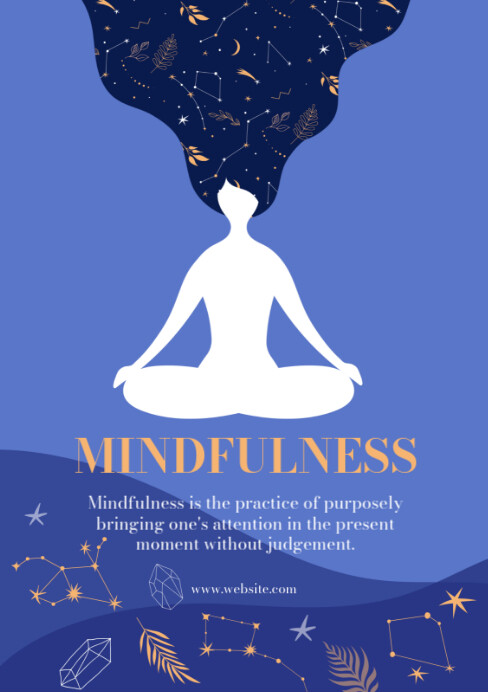 Pastel Mindfulness A4 Template | PosterMyWall