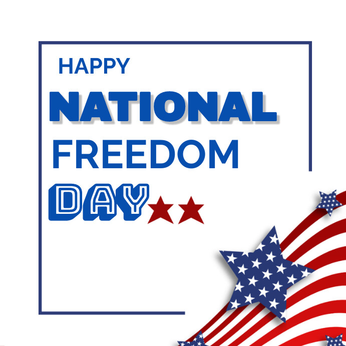 Pastel National Freedom Day Instagram Post Template | PosterMyWall