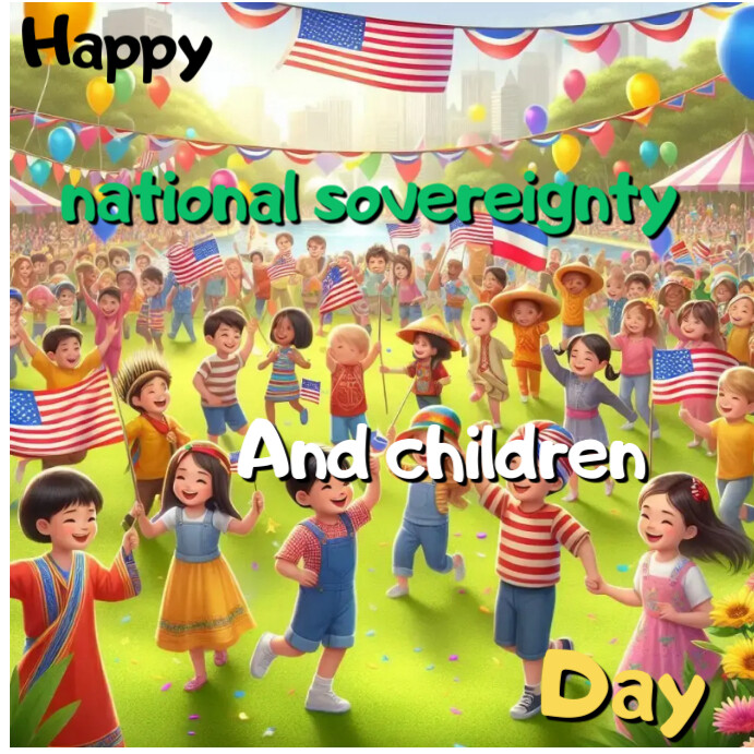 Modèle Pastel National Sovereignty And Children Day Instagram Post ...