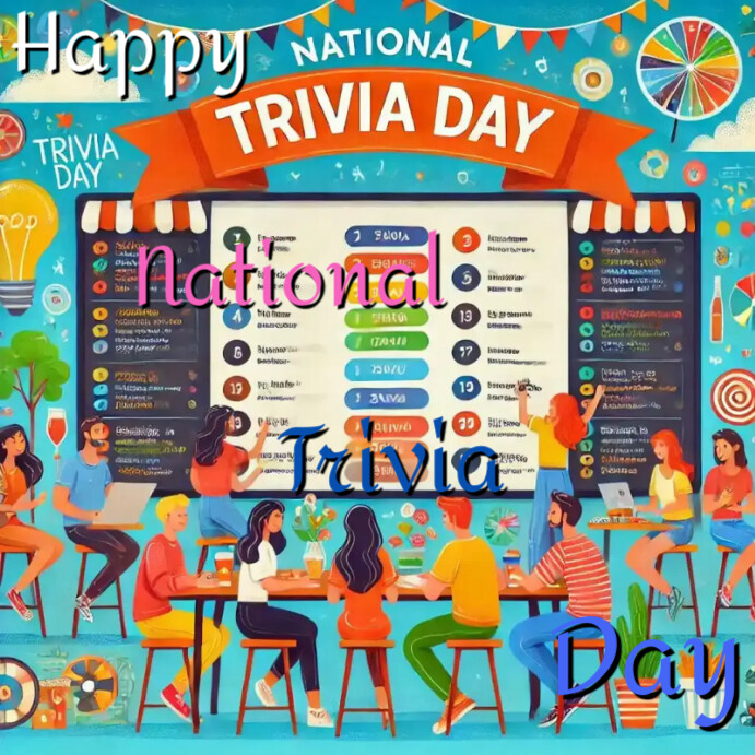 Copy of Pastel National Trivia Day Instagram Post | PosterMyWall