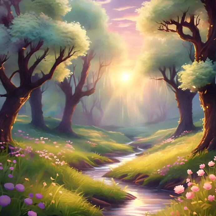 Pastel Nature's Tranquility In Soft Pastels I Template | PosterMyWall