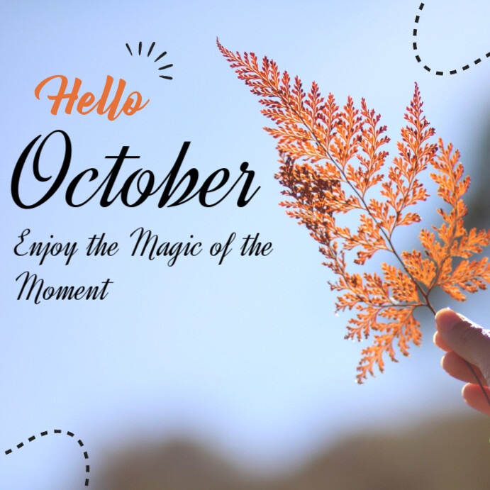 Copy of Pastel October Instagram Post | PosterMyWall
