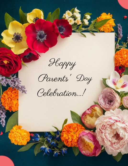 Copy of Pastel Parents' Day Flyer (us Letter) | PosterMyWall