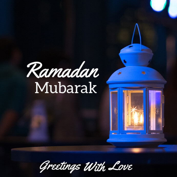 Pastel Ramadan Mubarak Instagram Post Templat | PosterMyWall