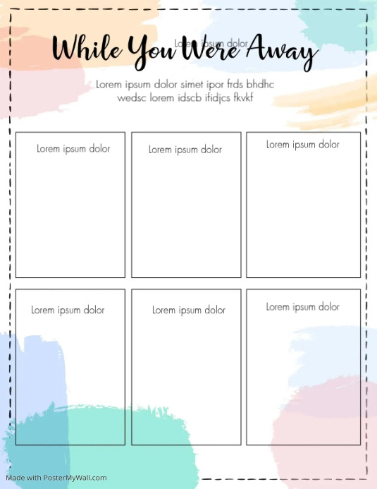 Copy of Pastel Substitute teacher editable | PosterMyWall