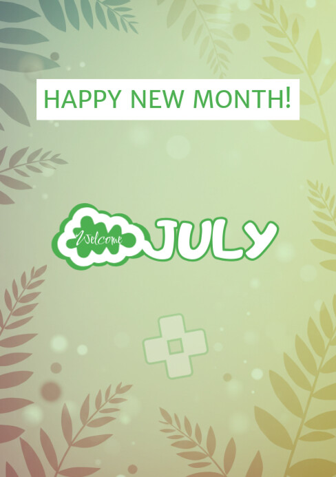 Pastel Welcome July A5 Template | PosterMyWall