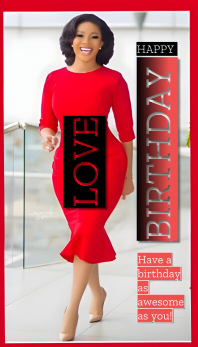 Copy of Pastel White Background Joyful Happy Birthday | PosterMyWall