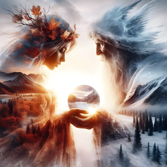 Pastel Winter Solstice Instagram Post Template | PosterMyWall