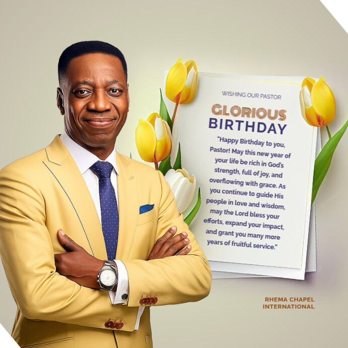 Pastor, pastor biy, pastor appreciation, pastor day, birthday Template ...