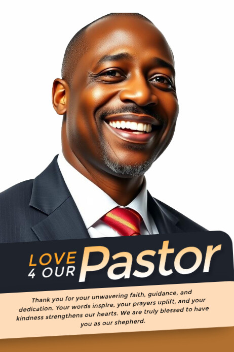 Copy of Pastor's appreciation | PosterMyWall
