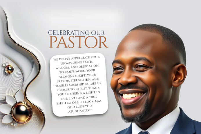 Copy of Pastor's appreciation | PosterMyWall