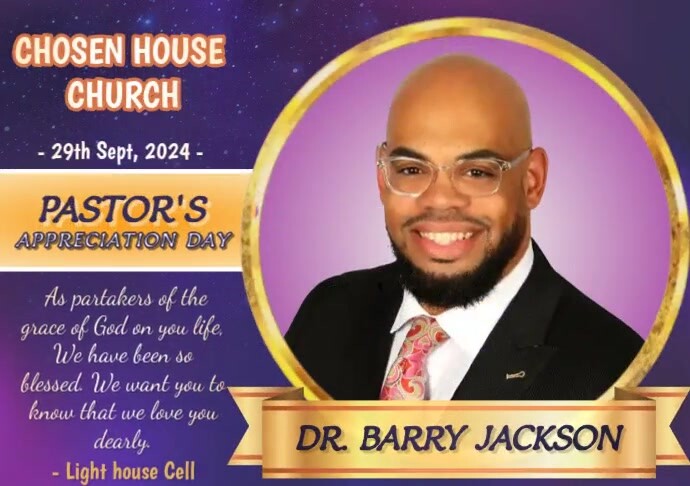 Pastor's appreciation Template | PosterMyWall