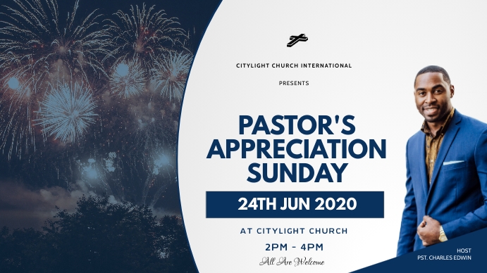PASTOR'S APPRECIATION SUNDAY Template | PosterMyWall