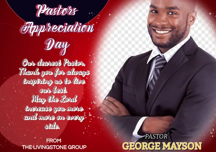 Pastor's Celebration Template | PosterMyWall