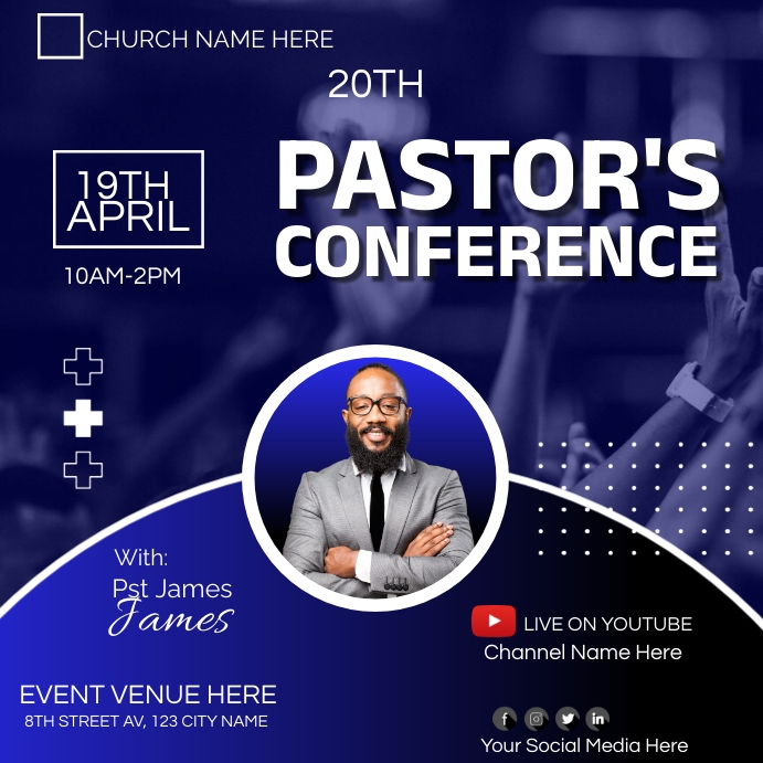 Copy of pastor's conference | PosterMyWall
