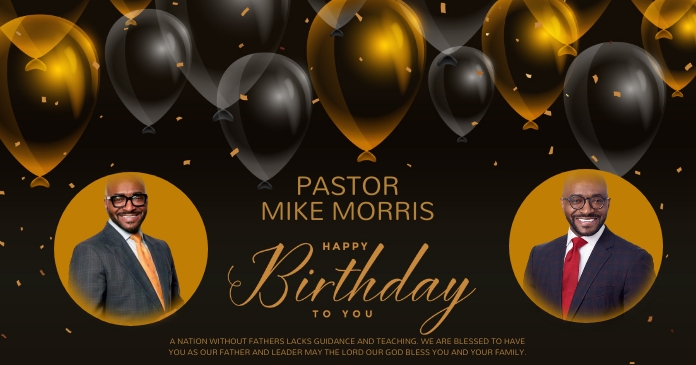 PASTOR BIRTHDAY CELEBRATION DESIGN TEMPLATE | PosterMyWall