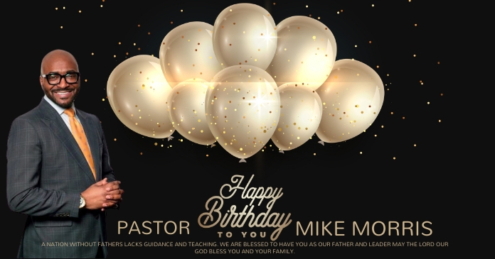 PASTOR BIRTHDAY CELEBRATION DESIGN TEMPLATE | PosterMyWall