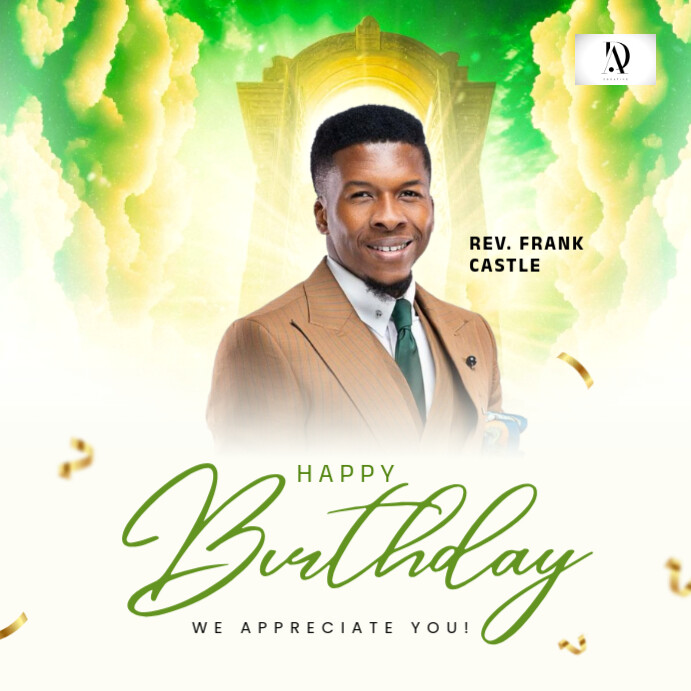 pastor birthday church flyer Template | PosterMyWall