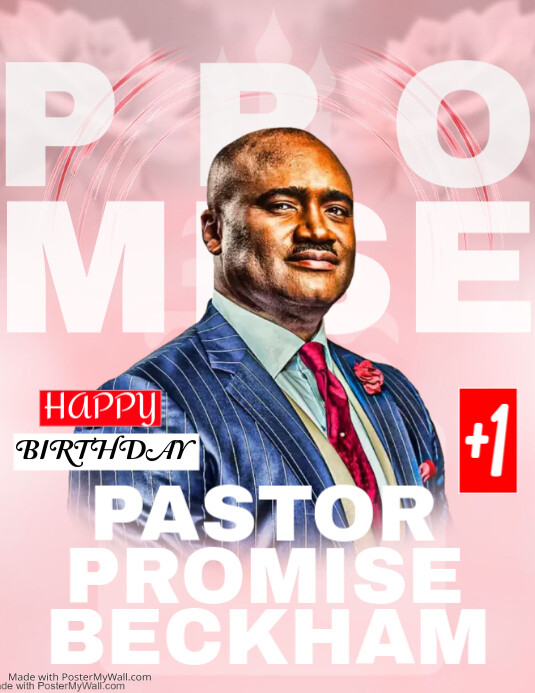 Copy of PASTOR BIRTHDAY | PosterMyWall