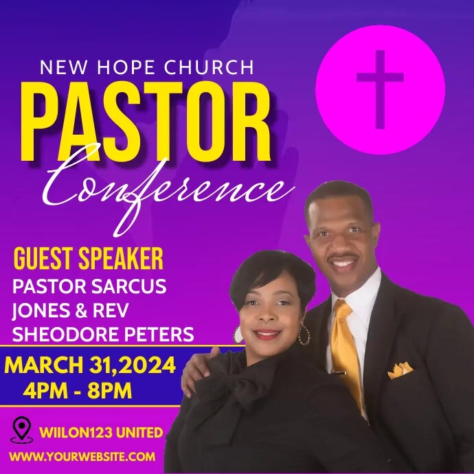 PASTOR CONFERENCE FLYER Templat | PosterMyWall