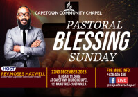 pastoral blessing day poster Template | PosterMyWall