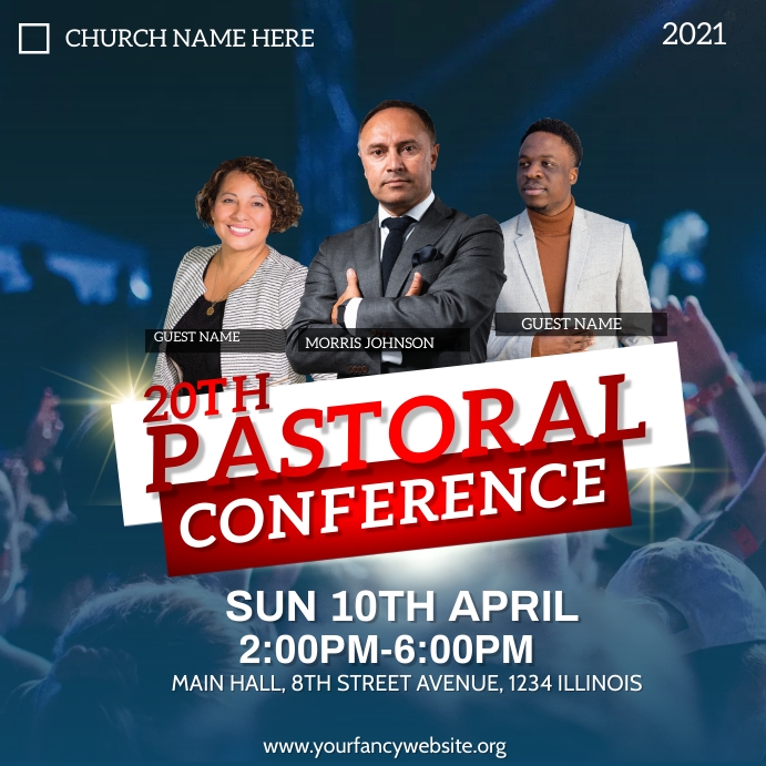 pastoral conference flyer Template | PosterMyWall