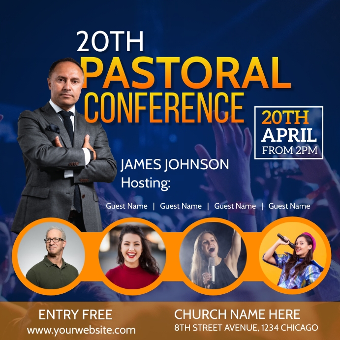 Copy of pastoral conference flyer | PosterMyWall