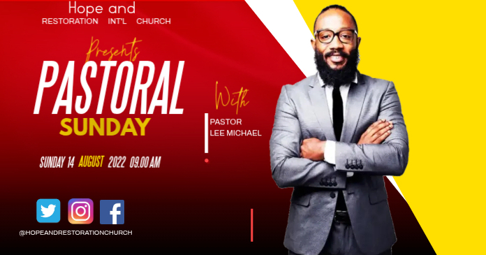 pastoral sunday Template | PosterMyWall