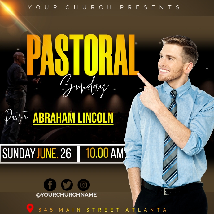 Pastoral Sunday Template Postermywall