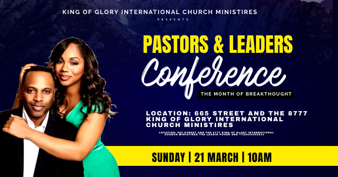 Plantilla de pastors & leaders conference | PosterMyWall