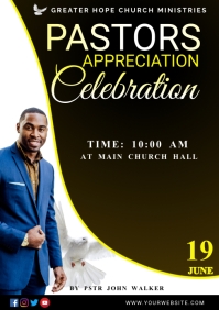 Pastors Appreciation Template | PosterMyWall
