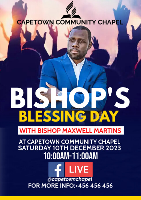 Copy of pastors blessing day flyer | PosterMyWall