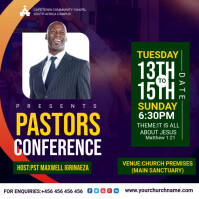 pastors conference flyer template | PosterMyWall