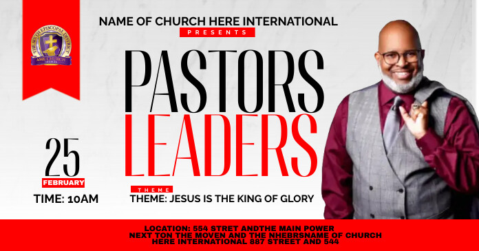 pastors leaders Template | PosterMyWall