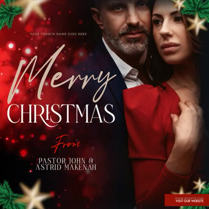 PASTORS MERRY christmas card template | PosterMyWall